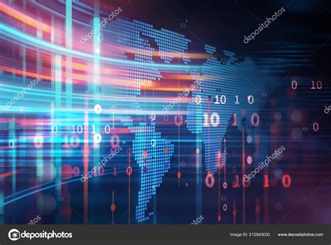 Abstract Futuristic Infographic Visual Data Complexity Represent Big