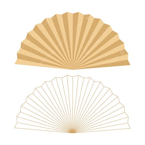황금 전통 부채 벡터 금 팬 전통적인 Png 일러스트 및 벡터 에 대한 무료 다운로드 Pngtree