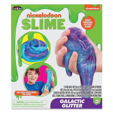 Nickelodeon Slime Kit Galactic Glitter Slime Blick Art Materials