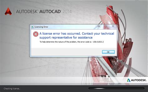 solved autocad 2014 licensing error autodesk community