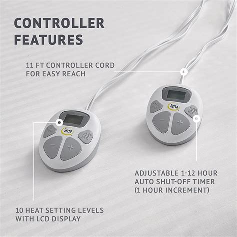 Serta Waterproof Heated Mattress Pad