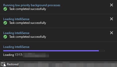 Visual Studio Keeps Loading IntelliSense Stack Overflow