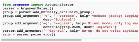 writing python command line scripts