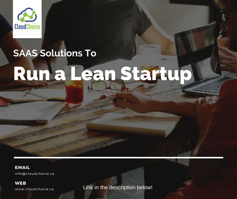 Saas Solutions To Run A Lean Startup Cloud Choice