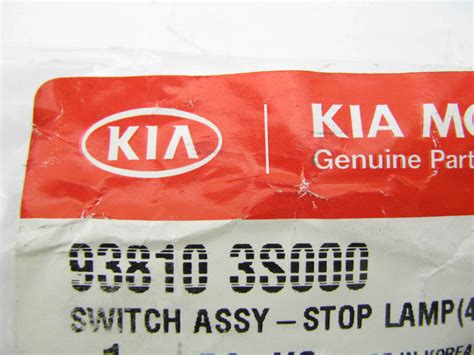 NEW GENUINE Stop Lamp Light Switch OEM For Kia 938103S000 | eBay