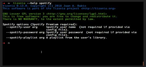 How To Install Tizonia Terminal Cloud Music Player On Ubuntu