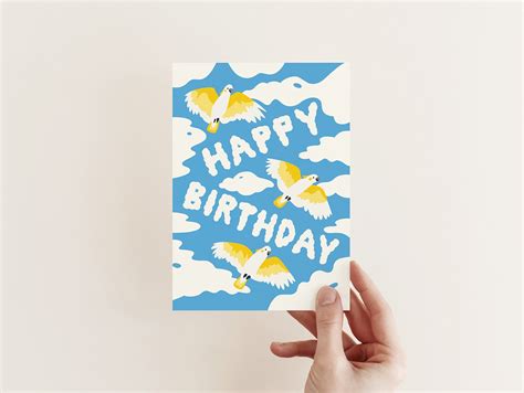 Happy Wild Birthday Quokka Greeting Card Printed With Vegetable Inks