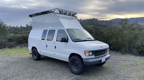 Ford Cargo Van Camper Conversion Has The Tallest Roof We Ve Ever Seen