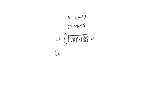 The Curve Shown In The Figure Is The Astroid Xa Cos3 θ Ya Sin3 θ