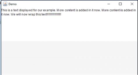 Java Program To Set Jtextarea To Wrap By Word