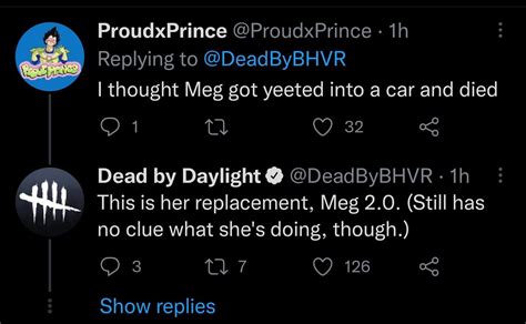 Its Now Canon That Meg Fucking Died Deadbydaylight