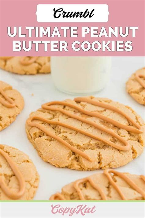 Crumbl Ultimate Peanut Butter Cookie Copycat Recipe