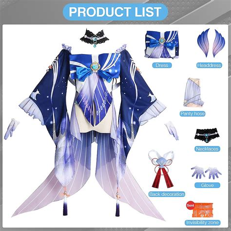 Sangonomiya Kokomi Cosplay Cotumes Genshin Impact Cosplay Outfit For