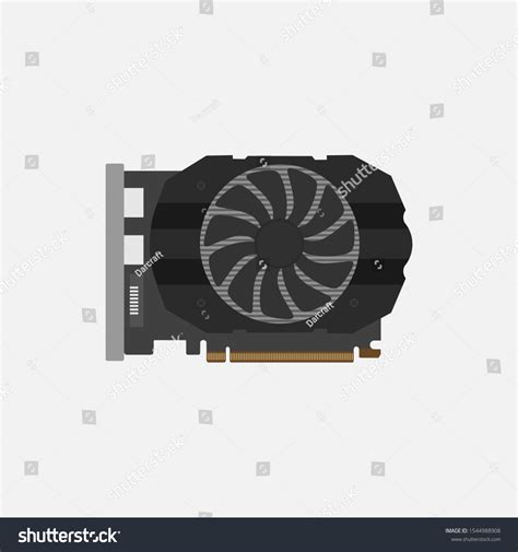 Gpu Icon Graphics Processing Unit Vector Stock Vector Royalty Free Shutterstock