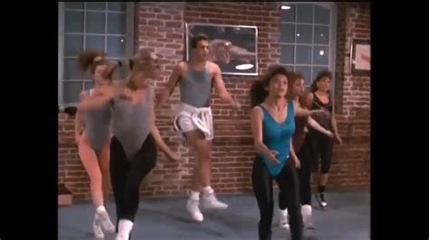 Aerobics Blue Leotard Shiny Leggings Youtube