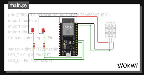 Sensor De Tempumidade Wokwi Esp32 Stm32 Arduino Simulator