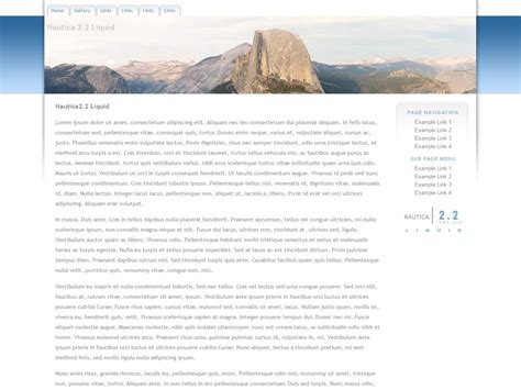 Plantillas HTML CSS Gratuita Para Descargar Nautica 2 2 Liquid