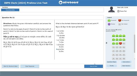 📚 Oliveboard Ibps Clerk Live Mock Test ️ 7 8 August English 😭