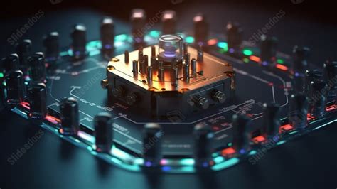 Ensuring Online Security With Vpn Technology A Conceptual 3d Illustration Powerpoint Background