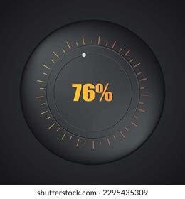 File Download Progress Indicator Isolated Background Stock Vector Royalty Free