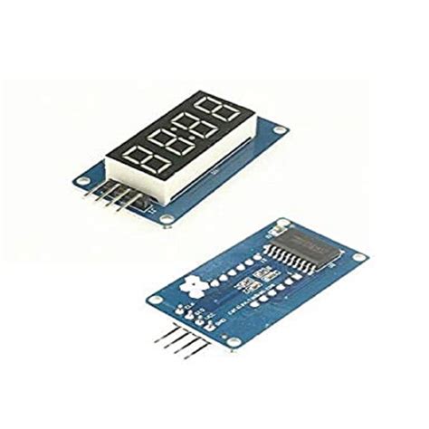 Tm1637 4 Bits Digital Tube Led Display Module With Clock Display For