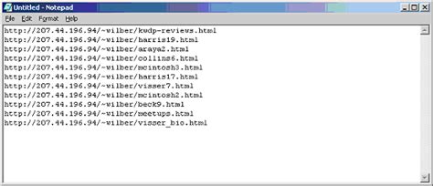 Checking Links With Xenu 4 Checking A Set Of Links
