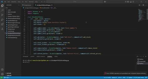 Internship Codealpha Stockportfoliotracker Fintech Learning