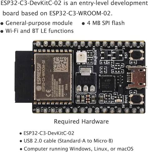 ESP32 C3 DevKitC 02 High Resolution Pinout And Specs 40 OFF