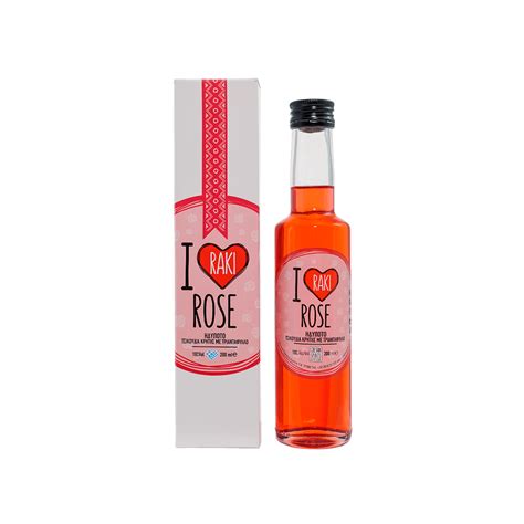 I Love Raki Τριαντάφυλλο Cretan Spirits