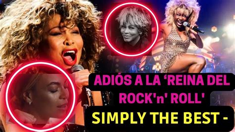 Llanto Por TINA TURNER La Emotiva Despedida De La Reina Del Rock And