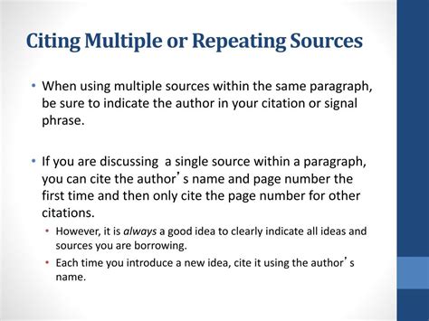 PPT MLA Source Integration PowerPoint Presentation Free Download ID