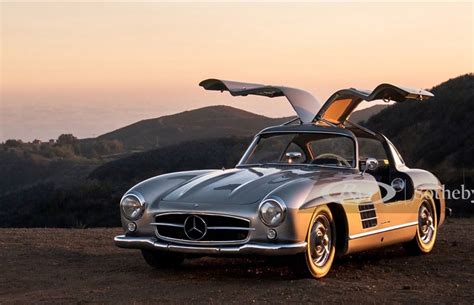 1955 Mercedes Benz 300 Sl Alloy Gullwing ი 9 მილიონ დოლარად უნდა