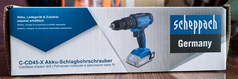 SCHEPPACH Akku Schlagbohrschrauber C CD45 X EdelKüche