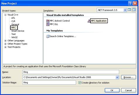The Application Wizard Microsoft Visual C Windows Applications By