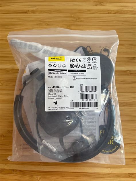 Jabra Evolve Mono Ms Headset Hsc Audio Headphones Headsets On Carousell