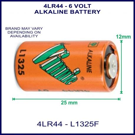 Vinnic 4LR44 6V Alkaline Battery For Garage Gate Remote Controls