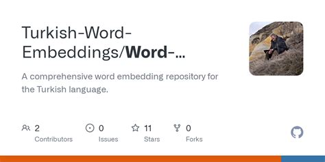 Github Turkish Word Embeddingsword Embeddings Repository For Turkish