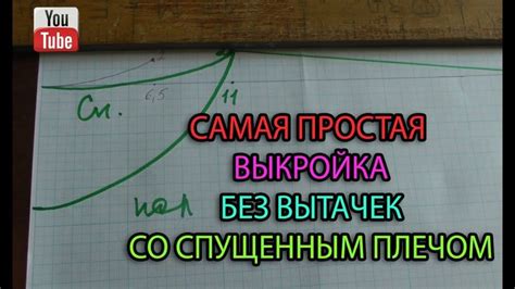 Самая простая выкройка платья Выкройки Выкройка платья Выкройка для начинающих