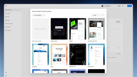 Project Reset Ycode Updates