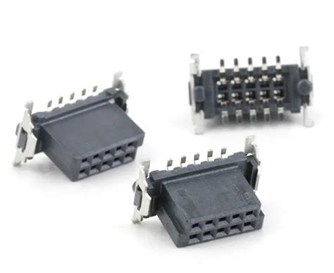 Female Rugged High Speed Connector Pitch 1 27mm Smc Type B Smt Type Pcb Board To Board Connectors