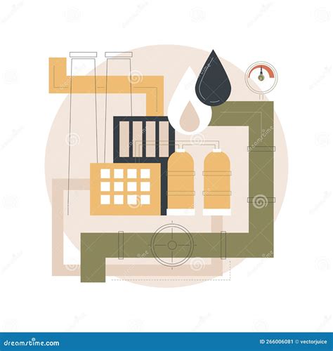 Pipeline Transport Abstract Concept Vector Illustration Stock Vector