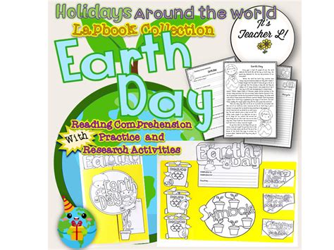 Earth Day Lapbook With Reading Comprehension And Research Activities