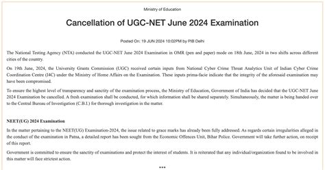 UGC Net Exam Paper Cancelled Check Rescheduled Date