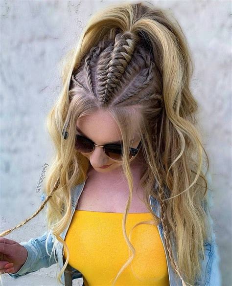 75 Imagenes Peinados Con Trenzas Y Pelo Suelto Fotos