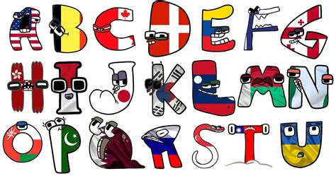 Alphabet Lore But Country Version A Z Song ABCD The Series Story YouTube