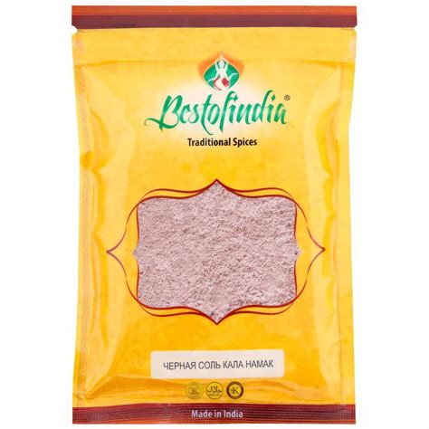 Соль черная индийская Кала Намак Bestofindia, 100г - купить с доставкой ...