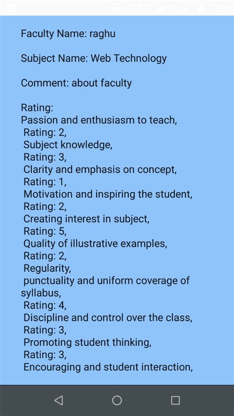 Mobile Based Student Feedback System Projects