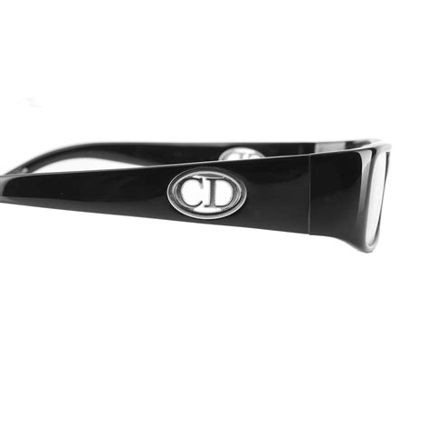 Dior Christian Dior 00s Black Signature Cd Plastic Frame Glasses Grailed