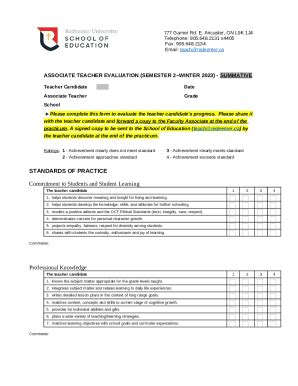 Written SUMMATIVE Evaluation Report Doc Template PdfFiller