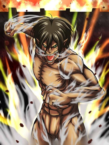 進撃の巨人 エレン・イェーガー巨人化 Leon さんのイラスト ニコニコ静画 イラスト